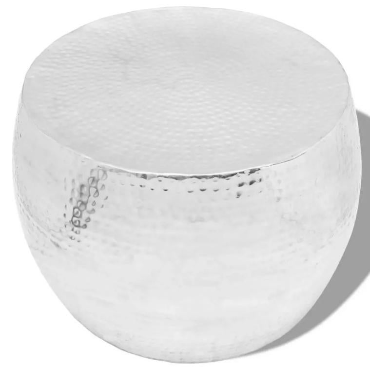 Mesa de centro redonda aluminio plateado | Leroy Merlin