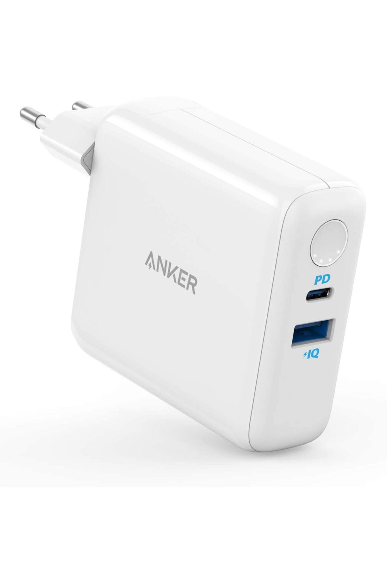 Batterie portable Anker 5000 mAh et chargeur 18 W PD Blanc | Leroy Merlin