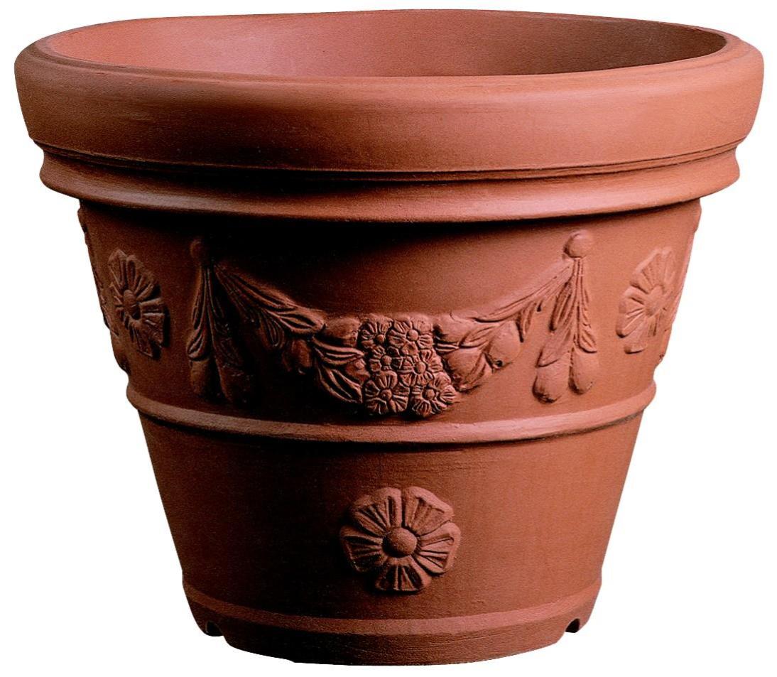 Vaso Resina Conico Festonato cm. 100 Terracotta | Leroy Merlin