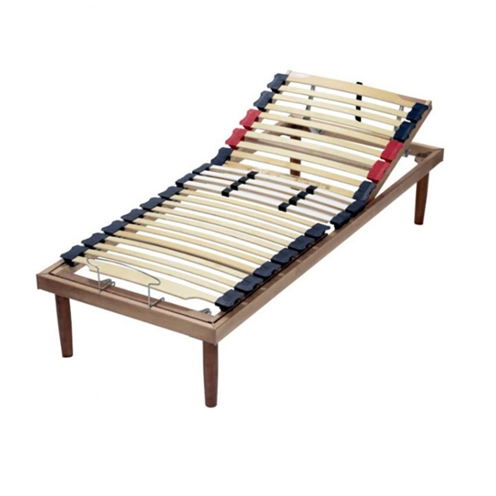 Rete letto ortopedica in legno reclinabile per letto matrimoniale due ...