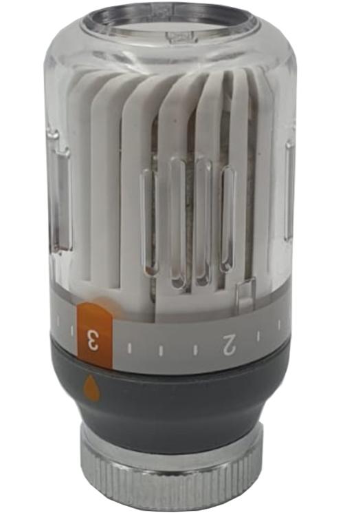 Tête De Vanne Thermostatique Radiateur Blanc/gris M30x1,5 Couleur ...