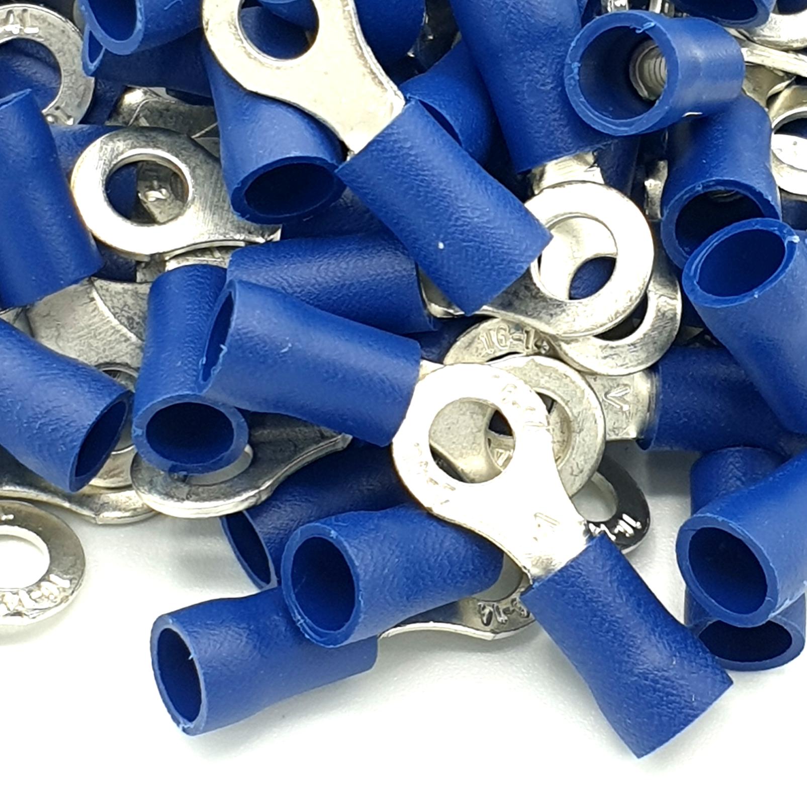 100pcs Cosses Anneau À Sertir Bleues Isolées Taille De Goujon 4,3 mm | Leroy Merlin