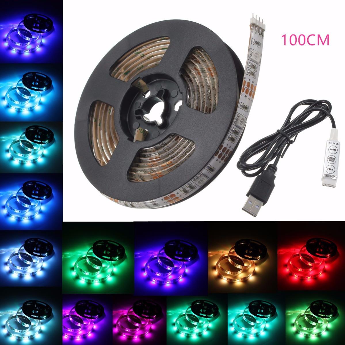 Striscia LED 1m USB multicolore RGB | Leroy Merlin