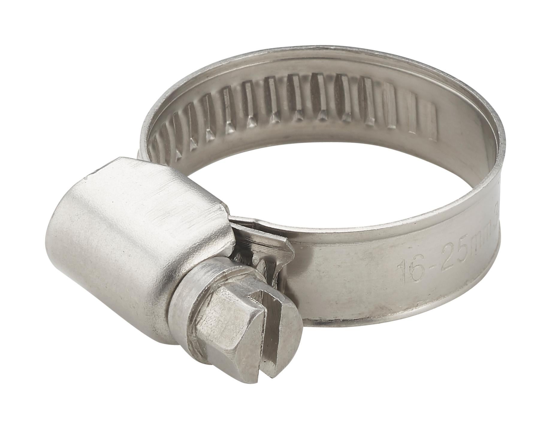 2 Colliers de Serrage Inox Largeur 9 millimètres Serrage Diamètre 10-16 ...