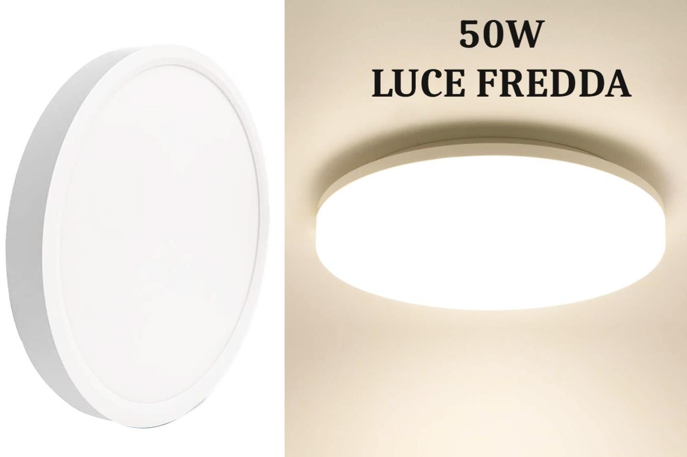 Plafoniera led soffitto 50w lampada rotonda luce fredda applique ...