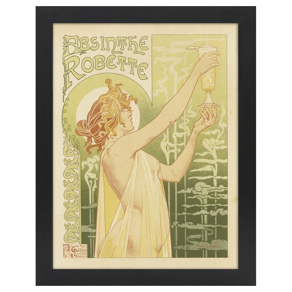 Affiche Artistique Vintage Absinthe Robette cm. 50x70 | Leroy Merlin