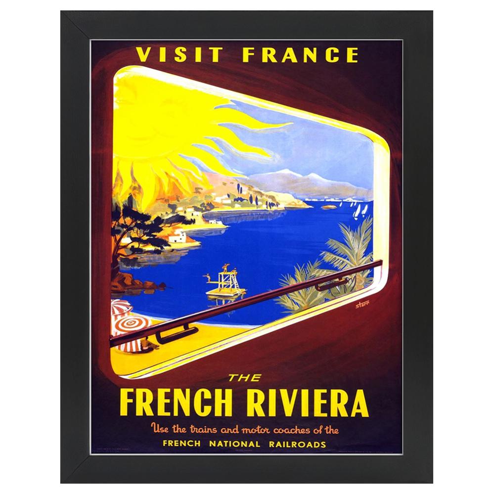 Affiche Touristique Vintage French Riviera cm. 50x70 | Leroy Merlin