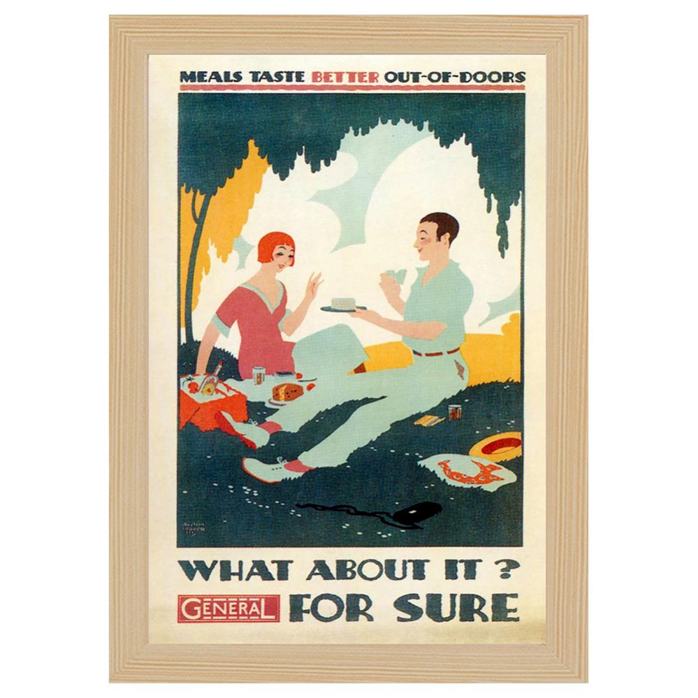 Affiche du métro de Londres - 1928 Meals Taste Better cm. 40x60 | Leroy ...