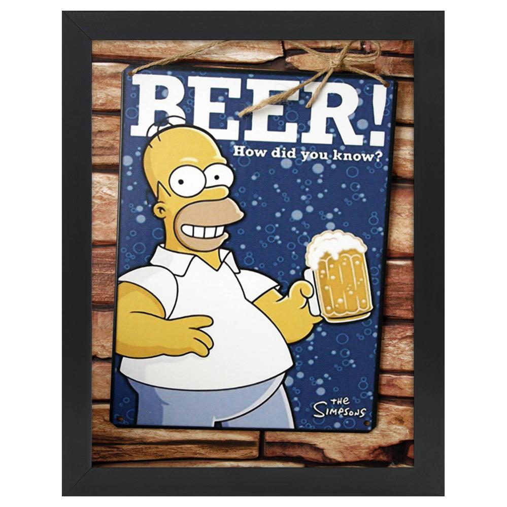 Poster Pubblicitario La Birra Dei Simpsons cm. 50x70 | Leroy Merlin