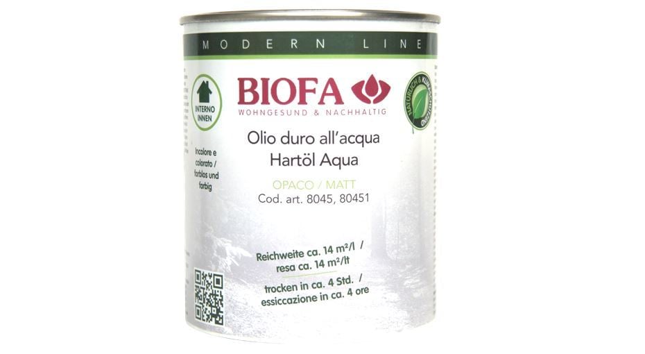 BIOFA 8045 OPACO 5177 BIANCO 375 ML- Olio a base acqua per mobili e parquet | Leroy Merlin