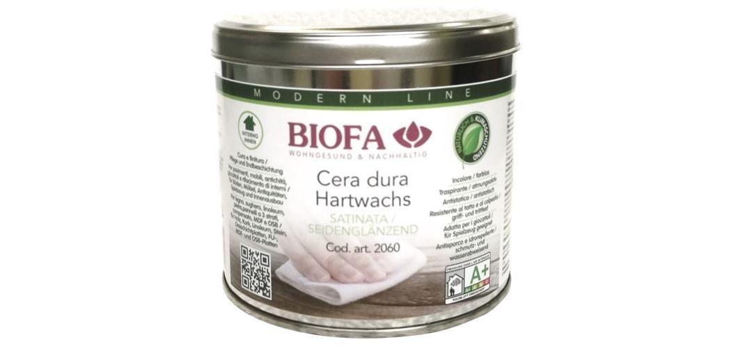 BIOFA 2060 INCOLORE Cera dura naturale universale 1 LT | Leroy Merlin