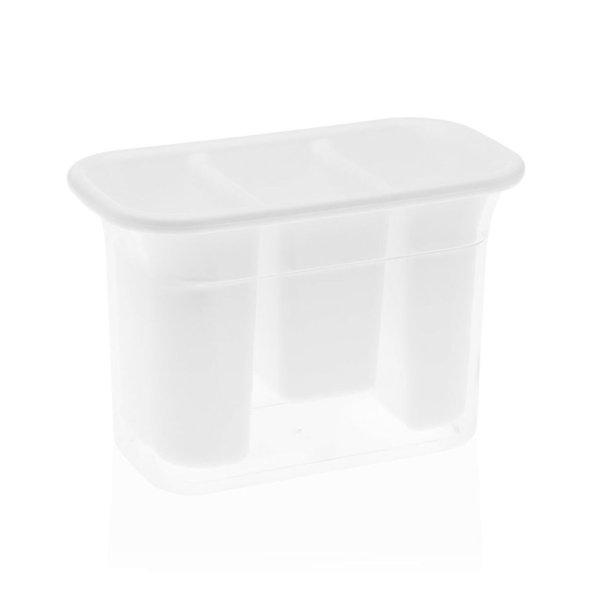 Escurridor para Cubiertos Versa Blanco Poliestireno Polipropileno (14 x ...