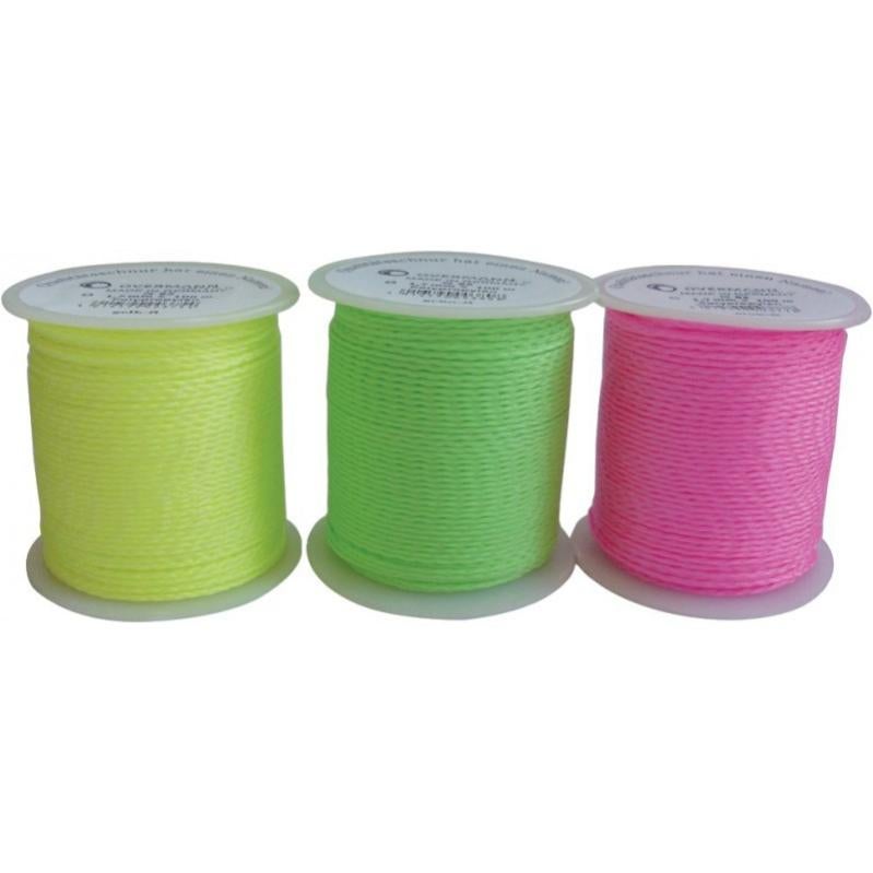 Cordeaux macon PP fluoressant 2,0mm 100m vert Overmann | Leroy Merlin