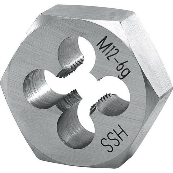 Filière 6 pans, filetage métrique, Filetage : M20, Pas 2,50 mm, Cote s ...