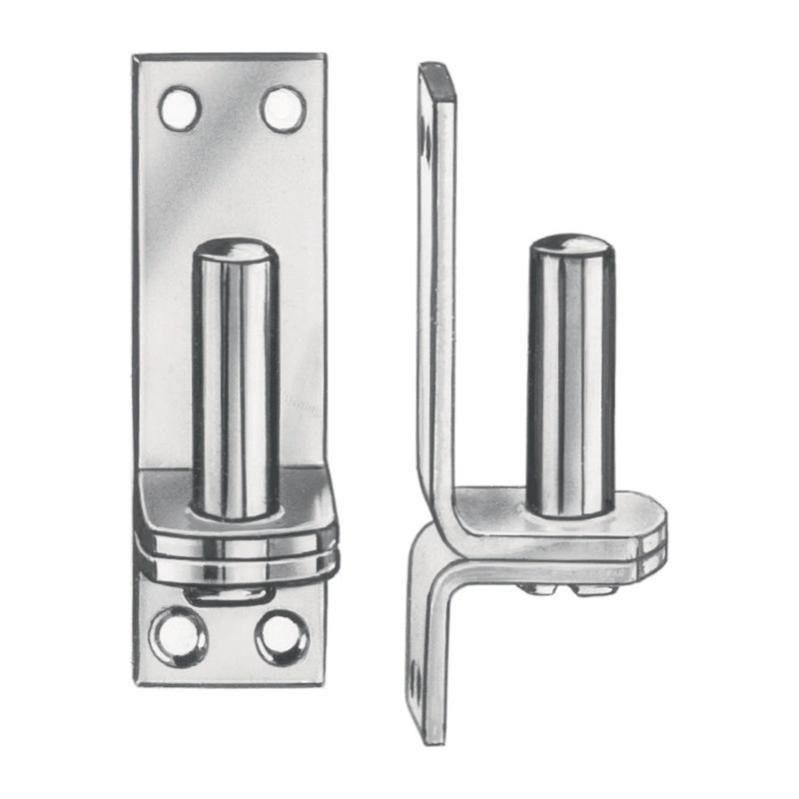 Gond volet sur support 16x40x102mm acier bleu galvanisé | Leroy Merlin