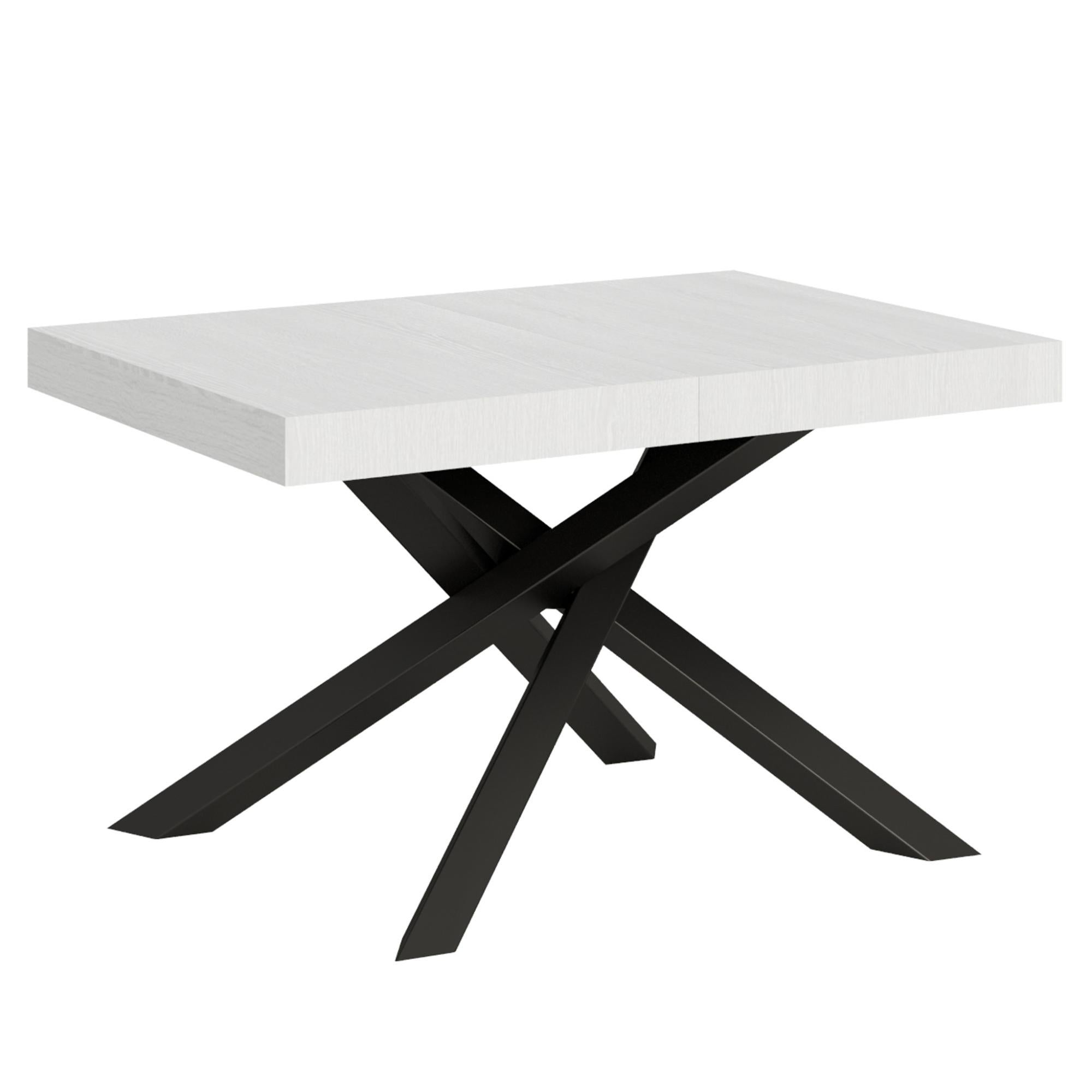 Tavolo allungabile 90x130/234 cm Volantis Bianco Frassino telaio ...