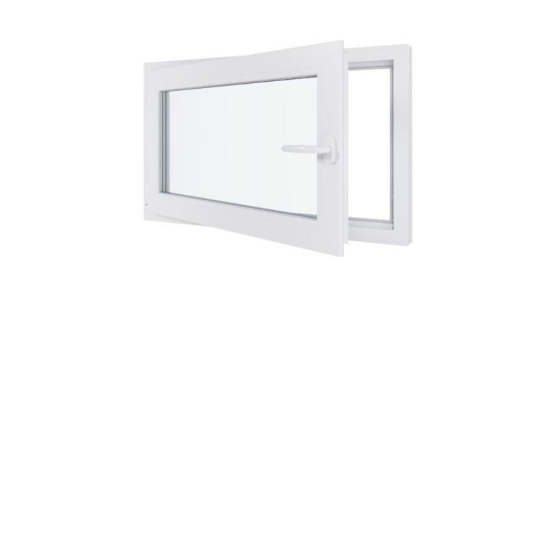 Finestra in PVC - Triplo vetro - Bianco - 1000x600 mm | Leroy Merlin