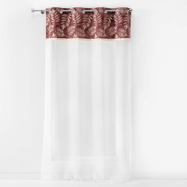 Rideau a oeillets voilage 140x240cm Tropical Adelore Rose | Leroy Merlin Rideau a oeillets voilage 140x240cm Tropical Adelore Rose | Leroy Merlin