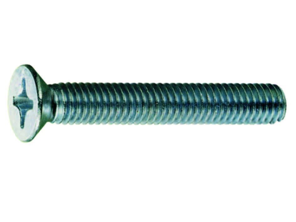 Viti per metallo 4.8 testa svasata piana - ø mm.5x10 | Leroy Merlin