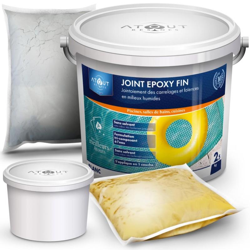Kit joint époxy blanc 2,5kg | Leroy Merlin