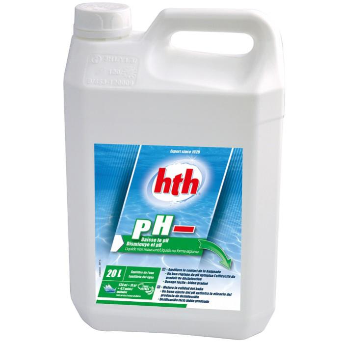 HTH pH Moins 20 L - pH Moins liquide | Leroy Merlin