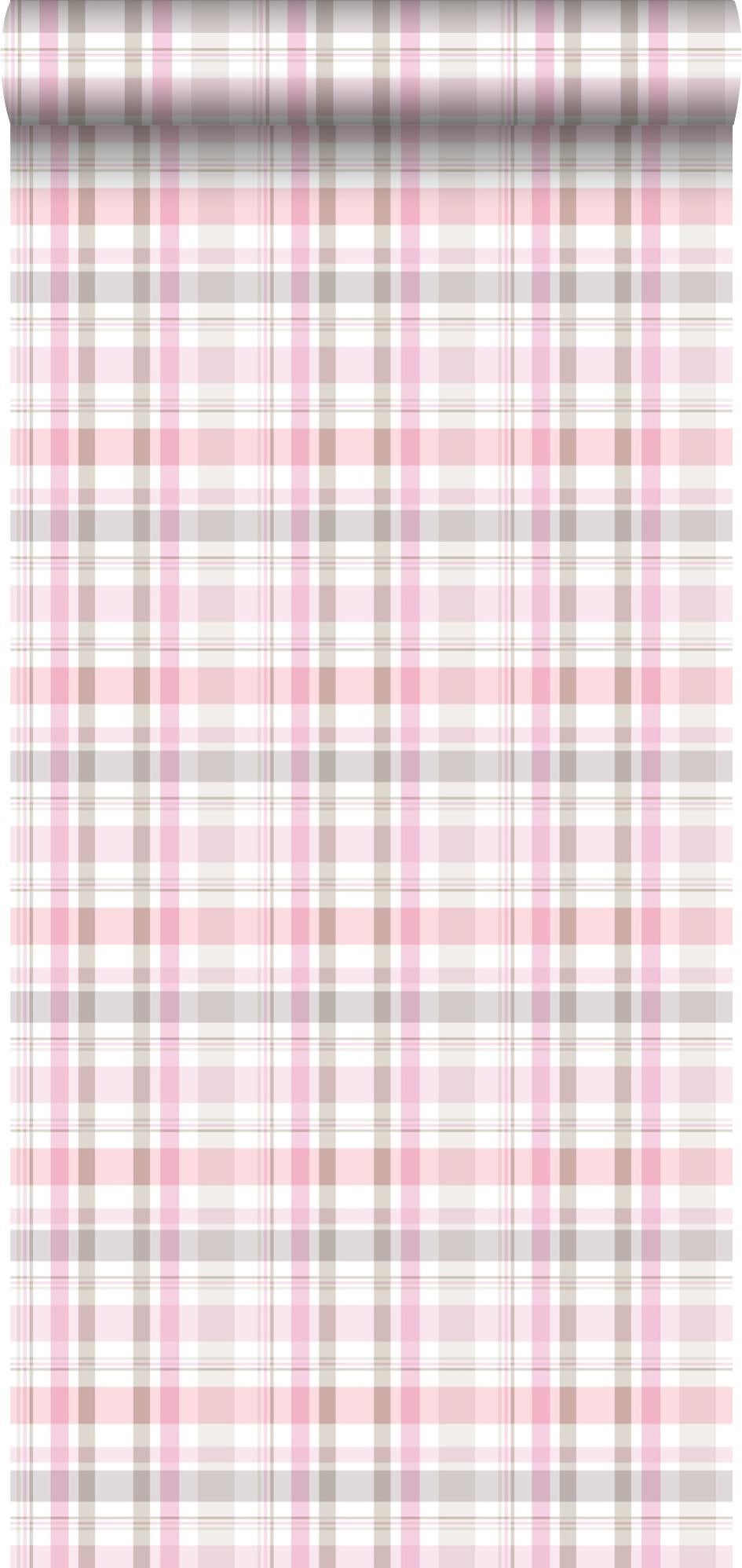 Carta da parati rombo rosa chiaro - 53 cm x 10,05 m - ESTAhome | Leroy ...