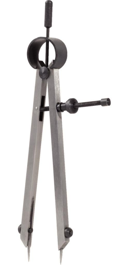 KS TOOLS Compasso di precisione c.punte intercambiabili,190mm | Leroy ...