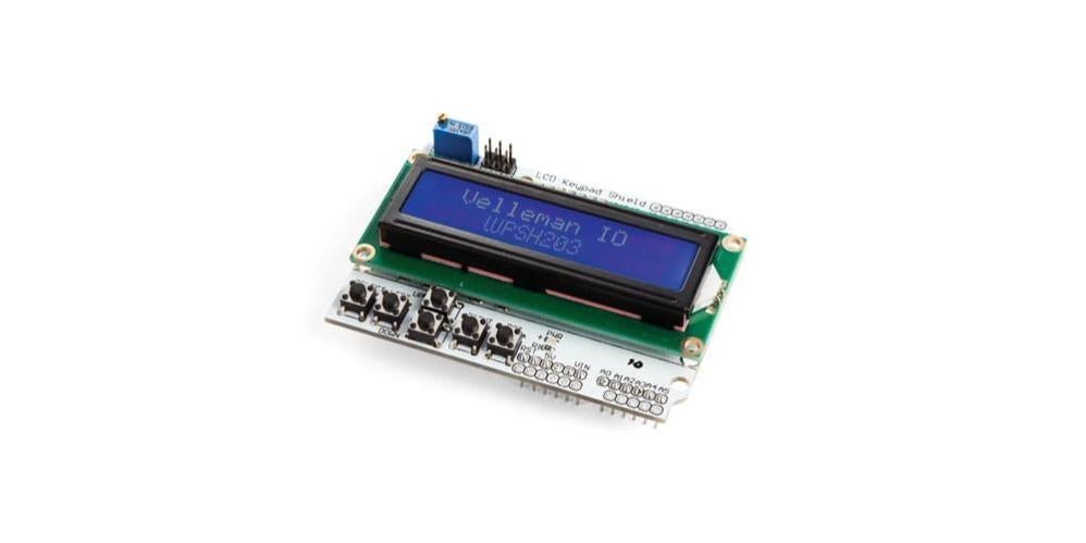 Whadda SHIELD LCD & TASTIERINO PER ARDUINO® - LCD1602 | Leroy Merlin