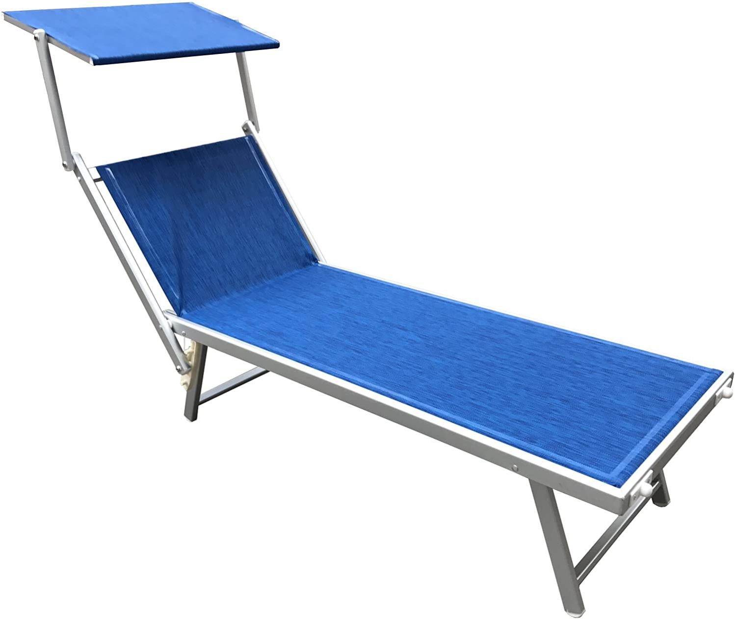 Lettino Lido MICHELE SOGARI Struttura in Alluminio reclinabile 3 ...