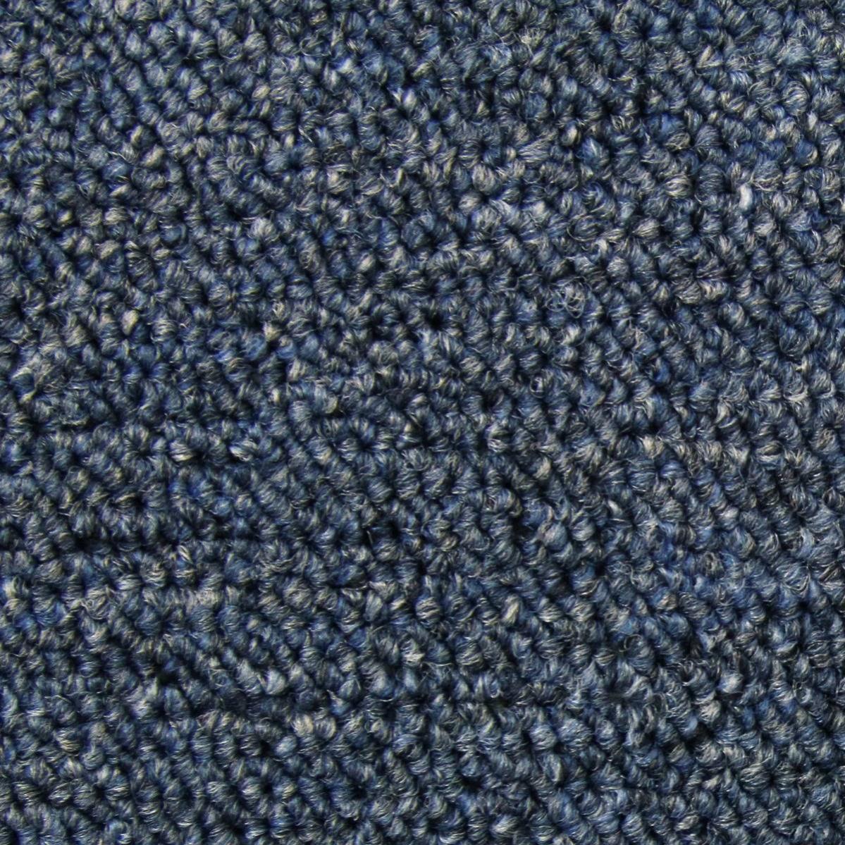 MonsterShop - 20 Quadrotte di Moquette 50x50cm Colore Blu Tempesta 5mq ...