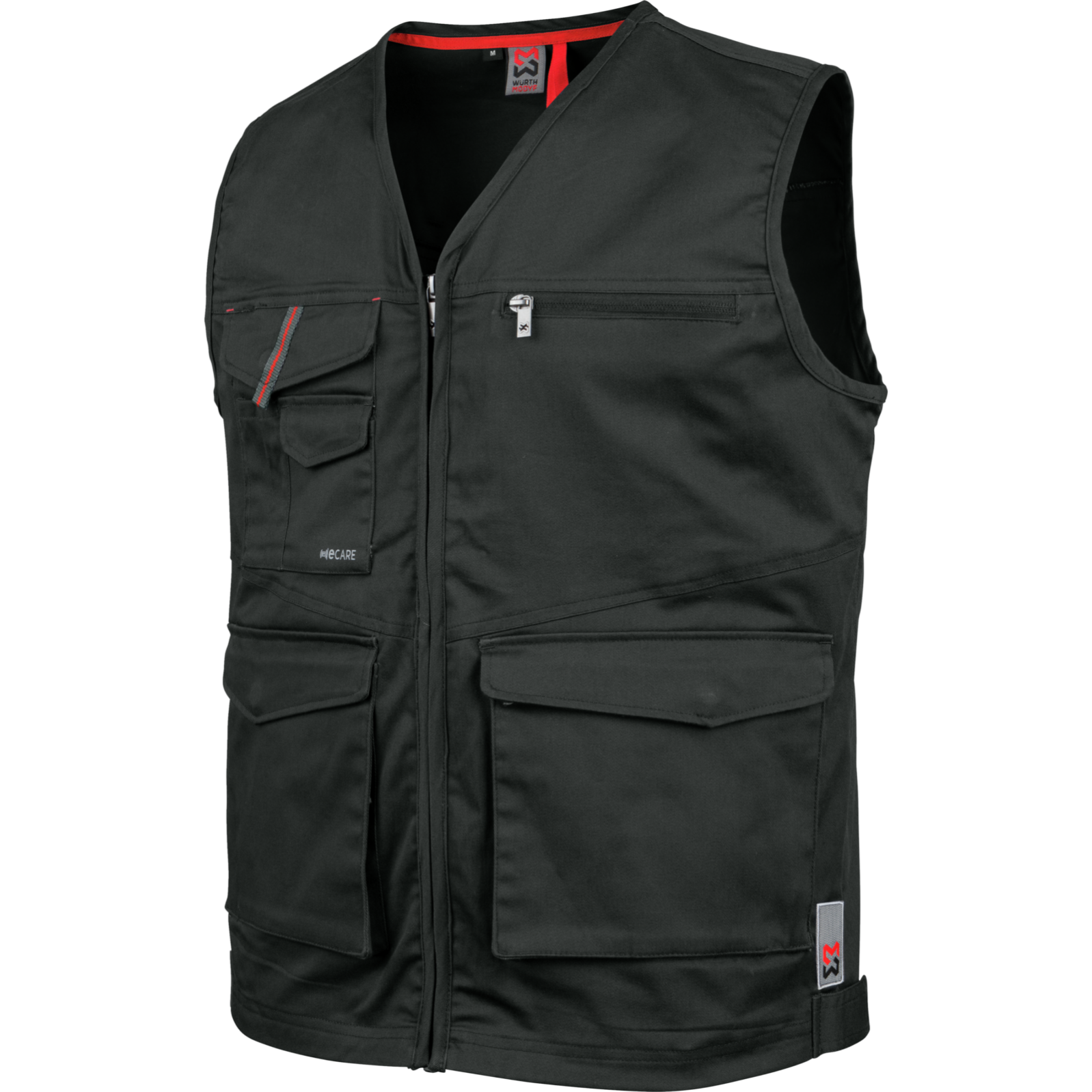 Gilet de travail sans manches Stretch X Würth MODYF anthracite - Taille ...
