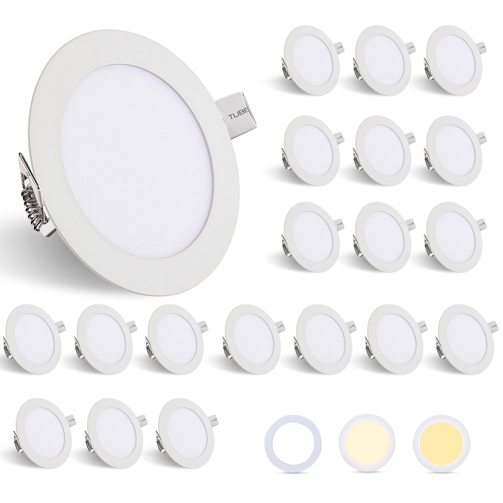 3W 20x LED Faretto da incasso Lampadina Corridoio Cambia colore Lampada ...
