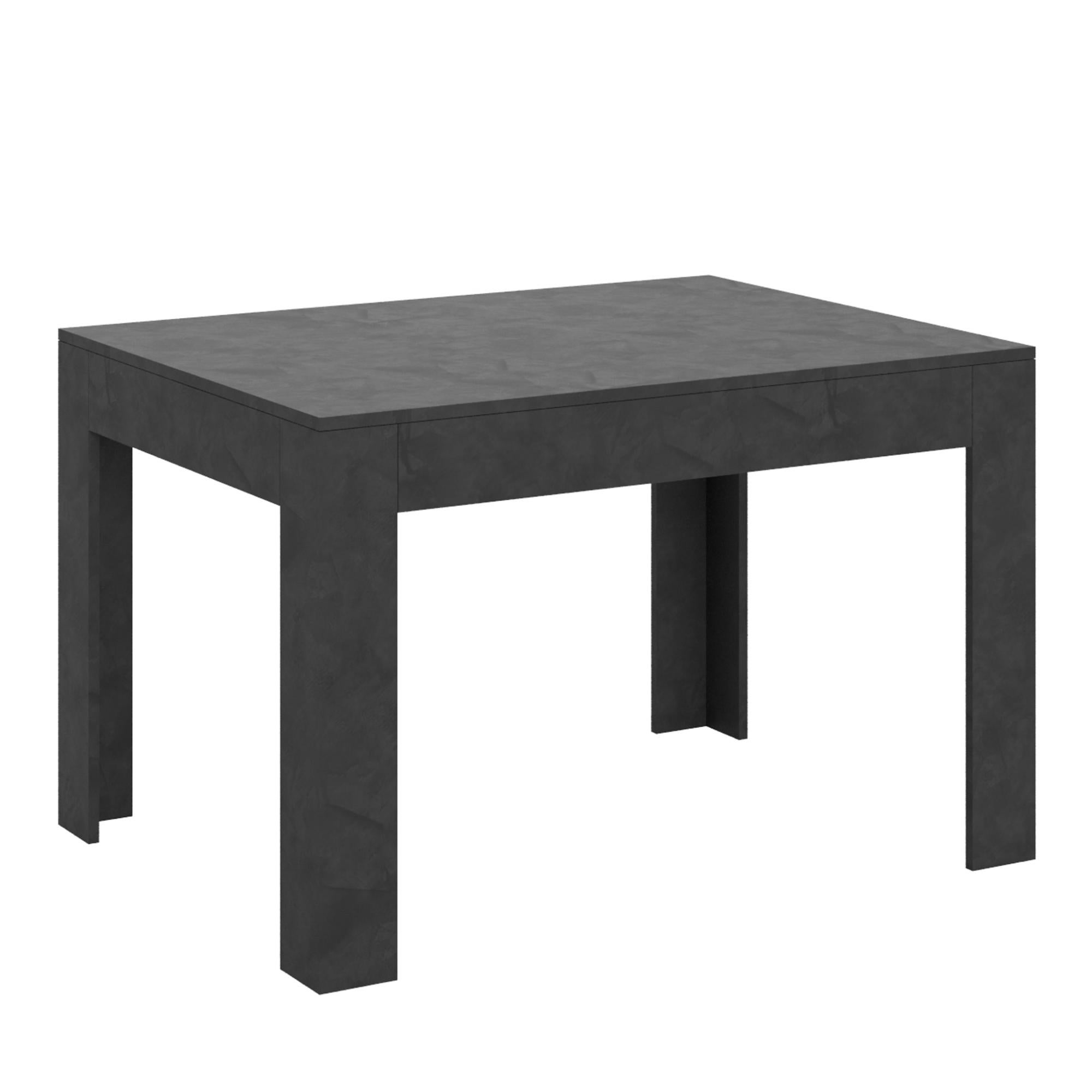 Table extensible 90x120/180 cm Bibi Anthracite Spatulé | Leroy Merlin