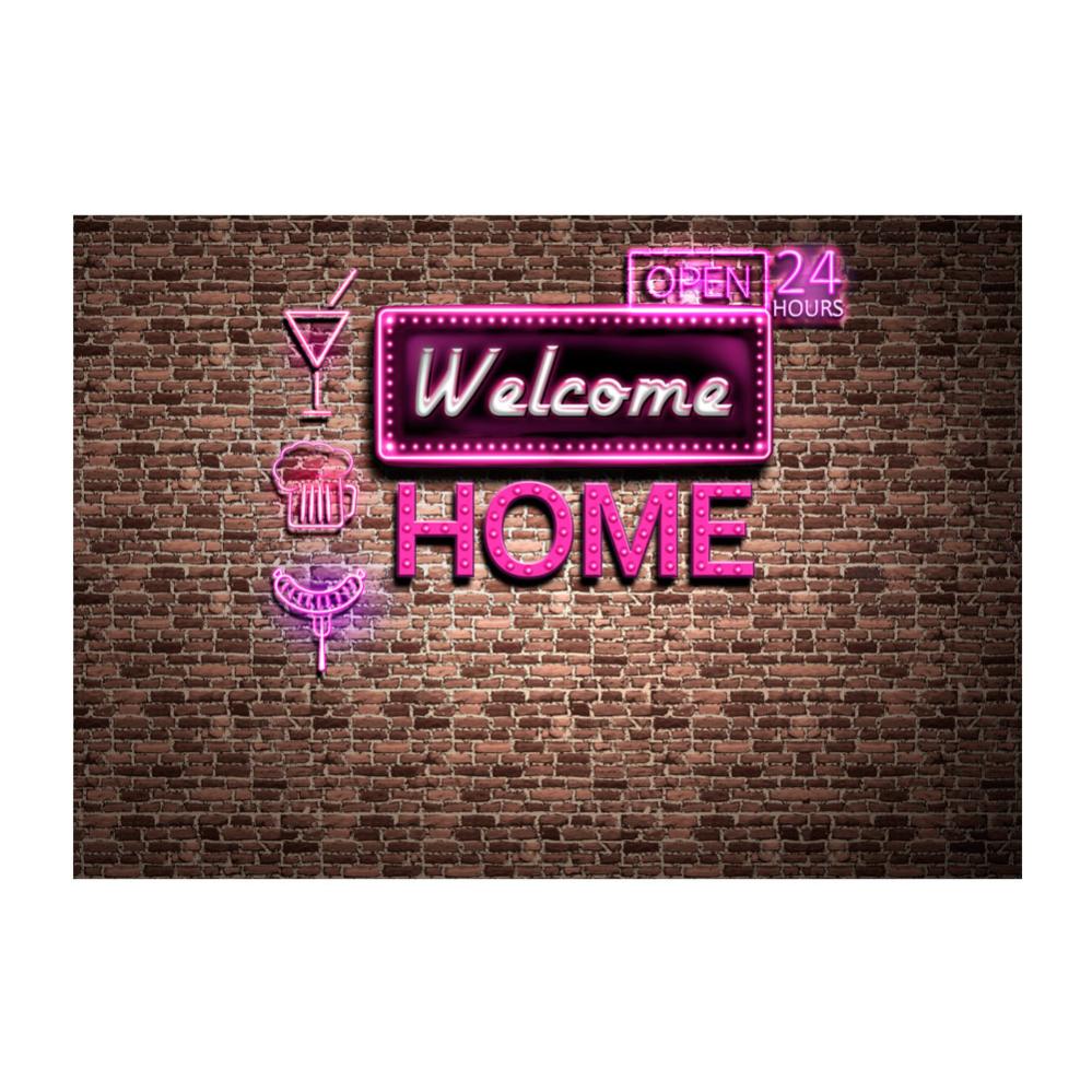 Papier peint - Welcome home 100x70 Artgeist cm | Leroy Merlin