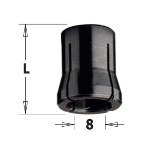 796.780.00 PINZA ELASTICA PER MACCHINE FREUD L=14 D=8mm | Leroy Merlin