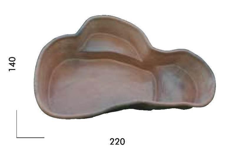 Laghetto Antille cm. 220x140 - profondità 60 cm. - capacità 750 lt ...