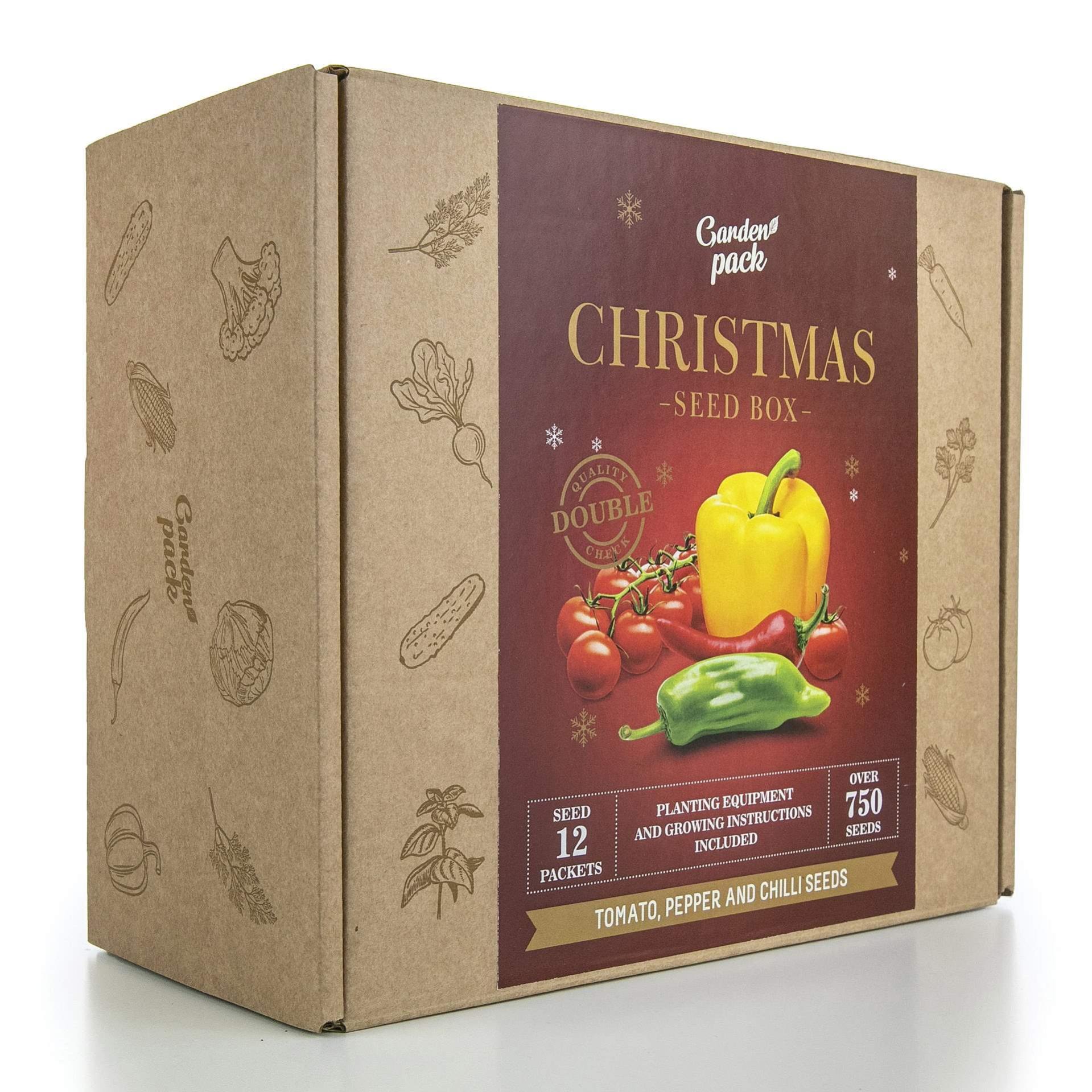 Kit semi CHRISTMAS EDITION, di pomodoro, peperoni, peperoncino con ...