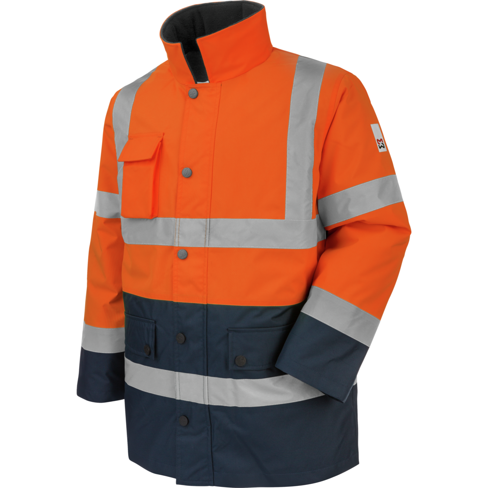 Parka de travail Würth MODYF haute-visibilité orange/marine - Taille S ...