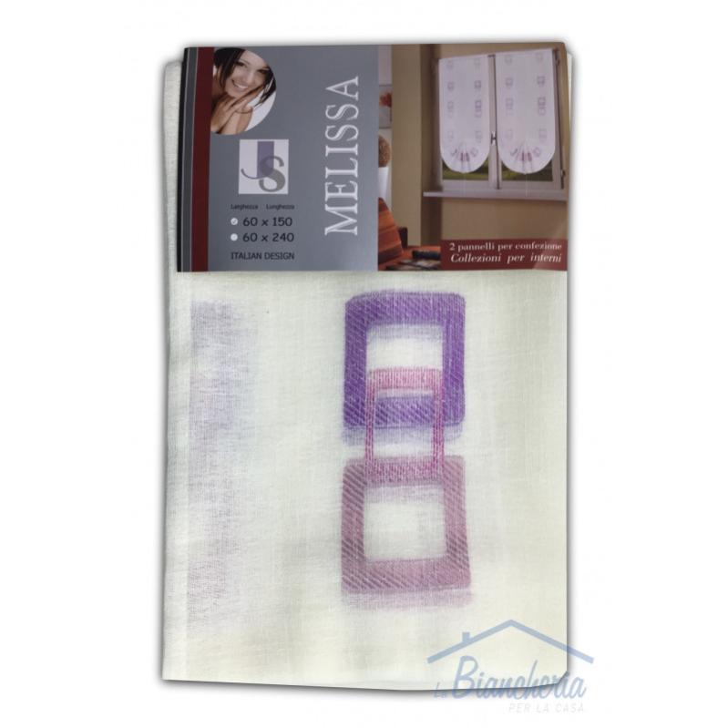 PAIRE DE RIDEAUX EN VERRE RÉGLABLES MELISSA VIOLET RIDEAU LA PAIRE (2 ...