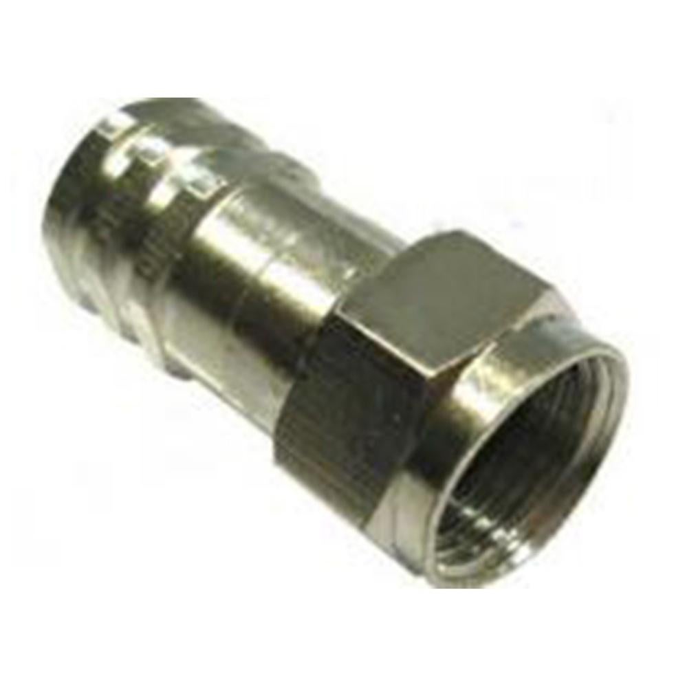 Lot de 2 connecteurs type F en laiton RG6 – male 75Ω Unispectra SC-Fm-6 ...