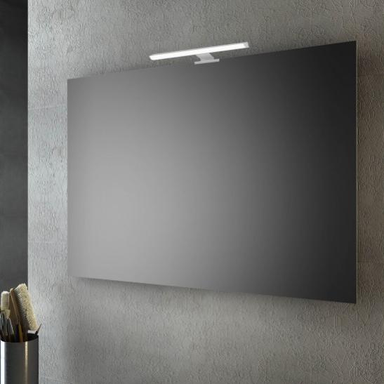 Specchio bagno senza cornice 120x80 Cm Con Lampada Led > Specchio senza luce | Leroy Merlin