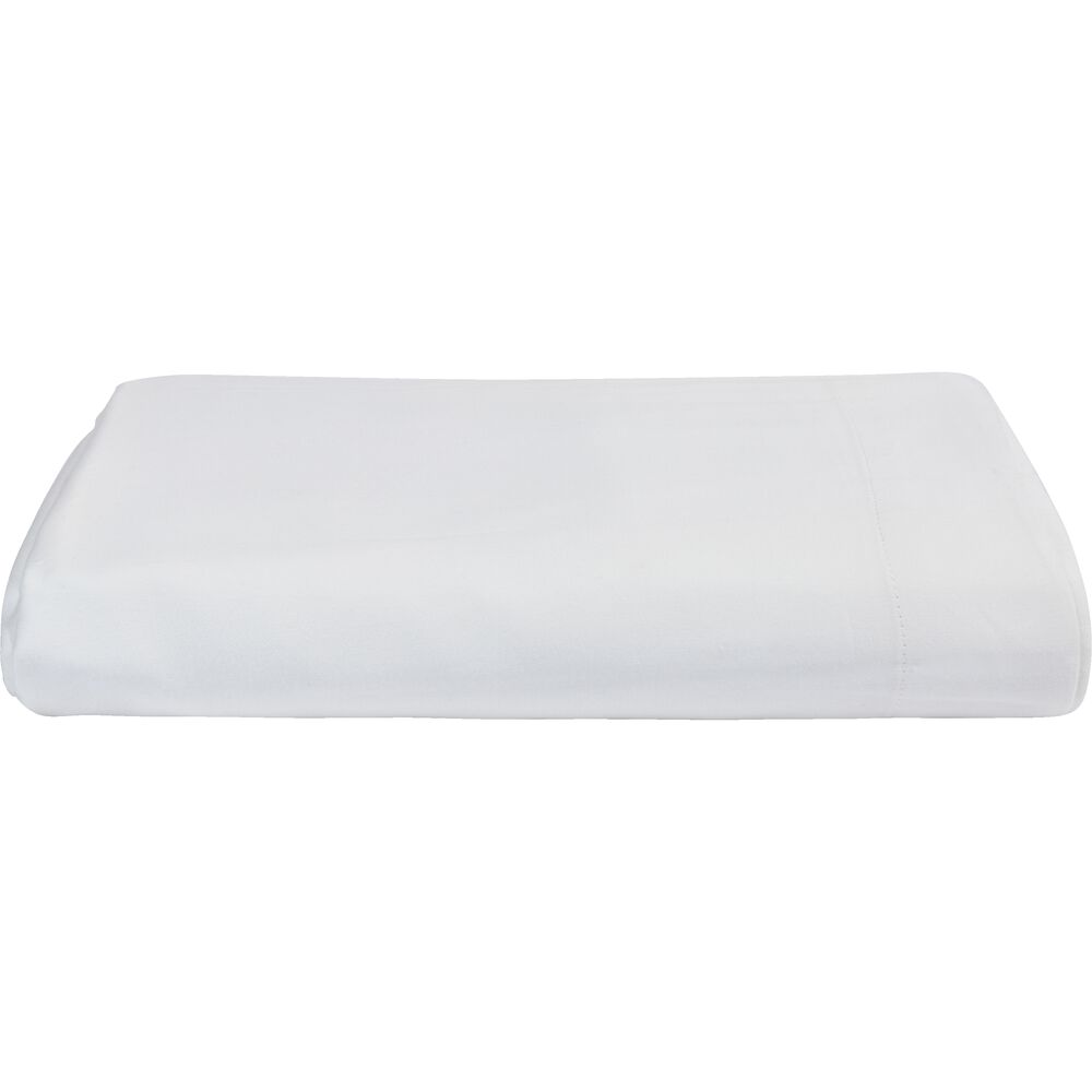 Drap Satin Blanc capelan SANTIS ALINEA - L300 x larg270 cm | Leroy Merlin
