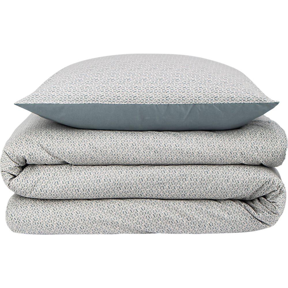 Housse de couette Coton Bleu ESCAIO ALINEA - L220 x larg240 cm | Leroy ...