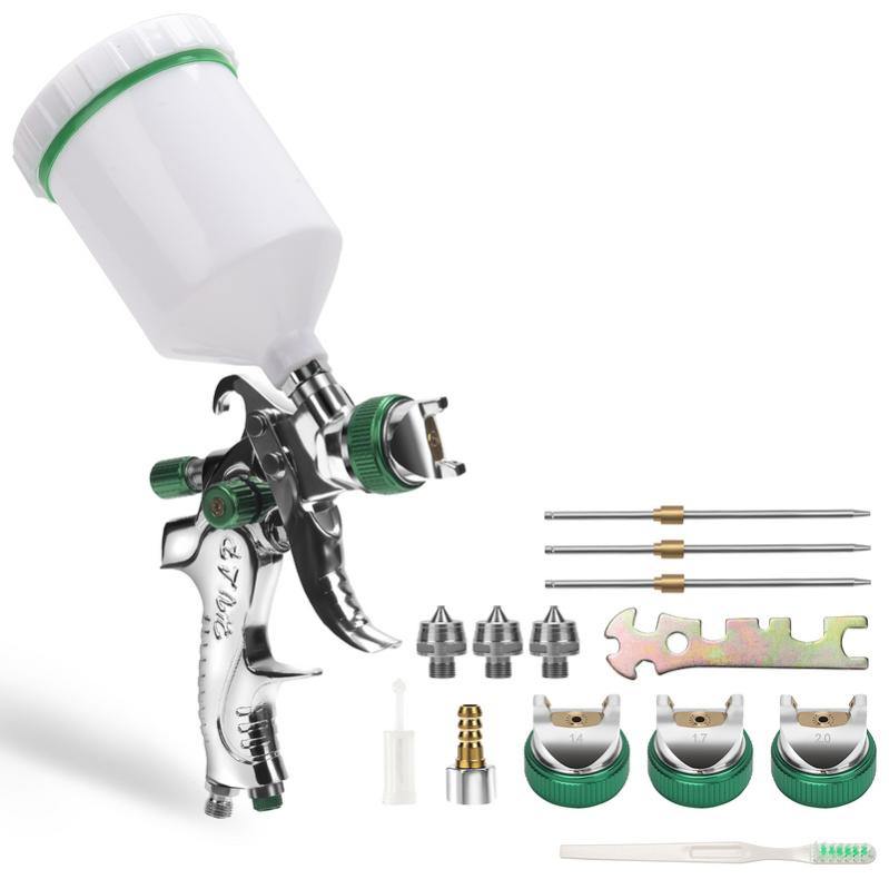 Pistola a spruzzo SET 1,4 + 1,7 + 2 mm Pistola a spruzzo HVLP Pistola a ...