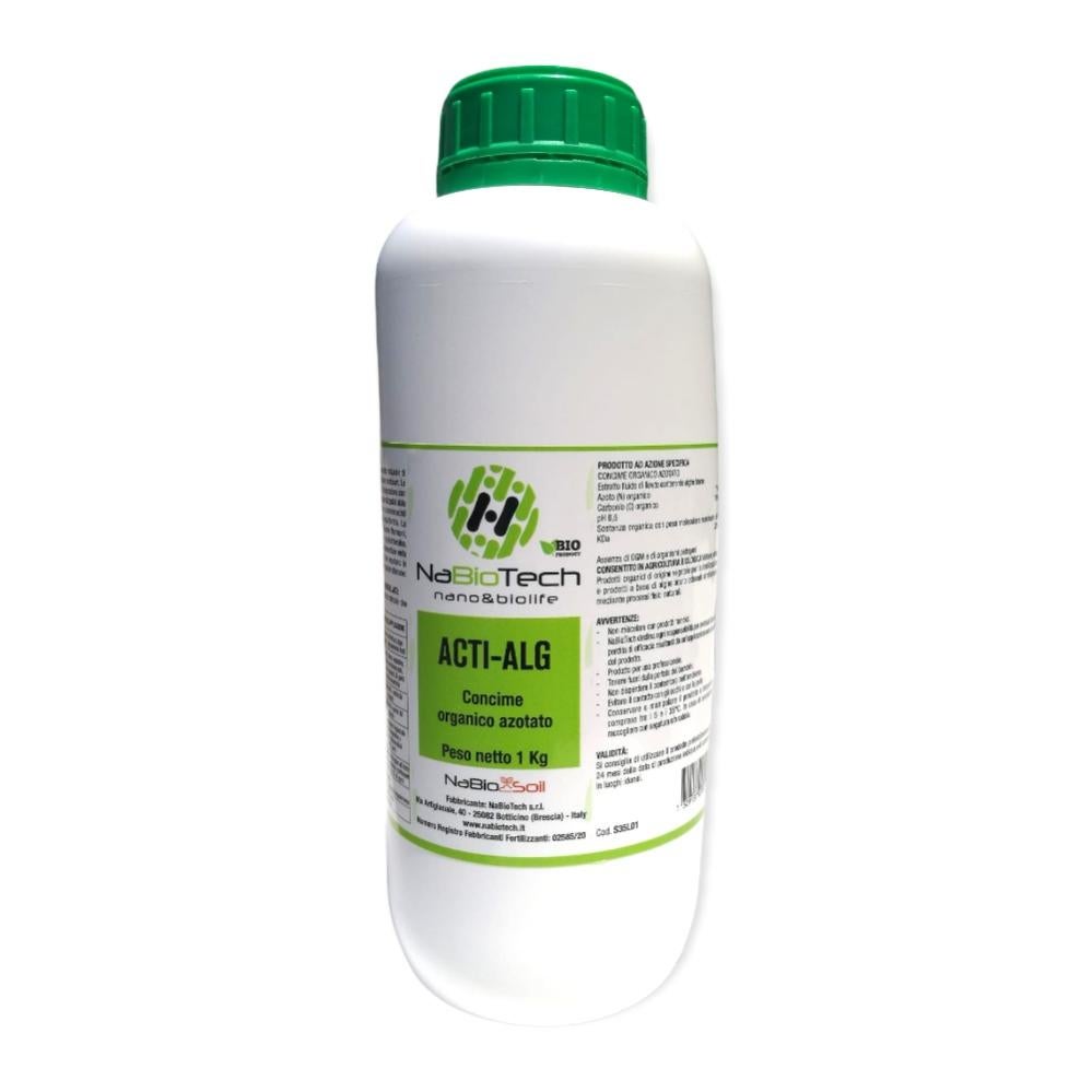 Concime ACTI-ALG Azoto concime organico PIANTE DA FRUTTO ORTAGGI 1 kg ...
