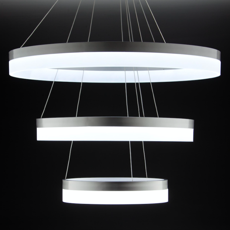Lustre à suspension Led Circle 3T Modern Design | Leroy Merlin