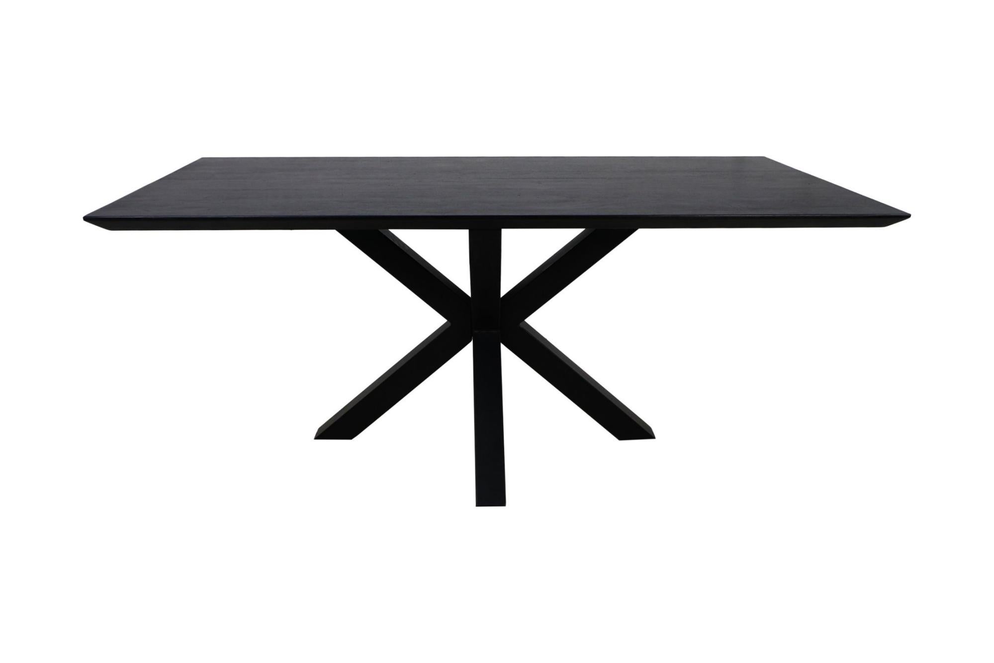 Table à manger rectangulaire Zurich - Acacia swiss edge 200*100*75,8 ...