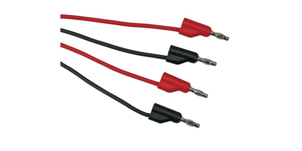 Velleman CONNECTION LEADS 100 cm (3.3 ft) - 4 mm (3/16") - 2 pcs - 30 ...