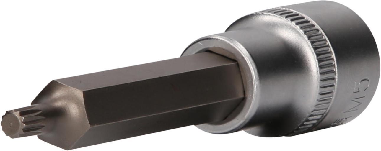 Brilliant Tools Douille denture multiple 1/2", longueur 100 mm, M5 ...