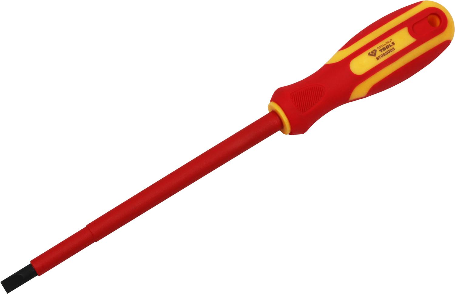 Brilliant Tools Tournevis plat VDE 6,5 x 150 mm | Leroy Merlin